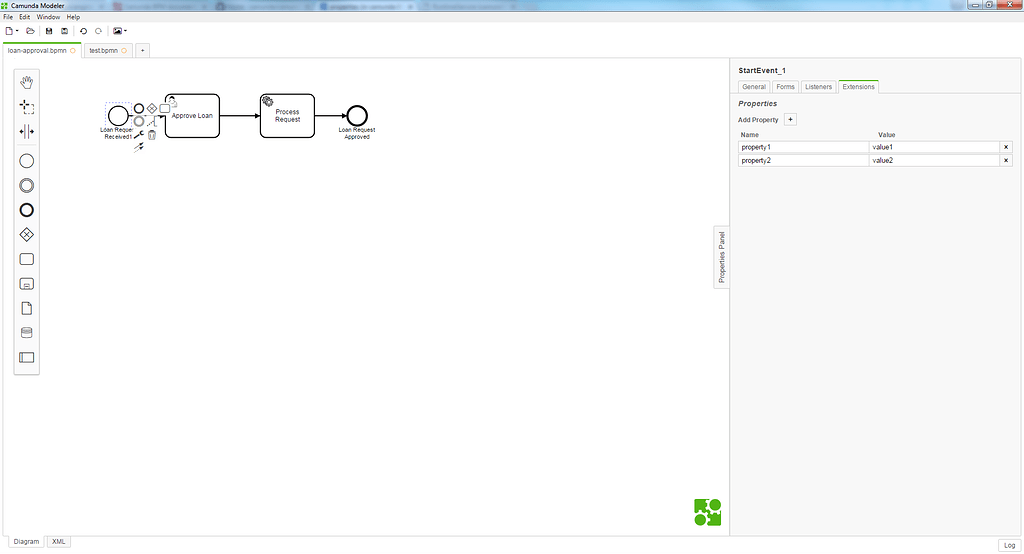 Extension properties - Discussion & Questions - Camunda Platform Forum