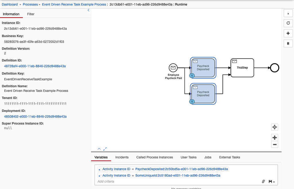 Unique Identified for a "Receive Task" - Discussion & Questions ...