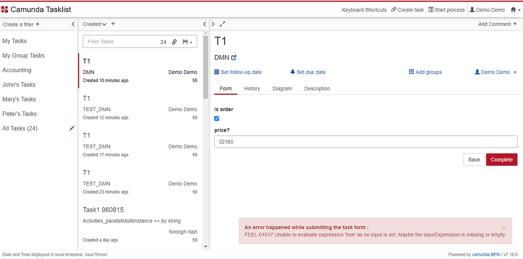 Dmn Multiple Input Columns Error Discussion And Questions Camunda Forum