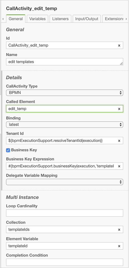 Setting Call Activity business key and "execution" instance - Discussion & Questions - Camunda Forum