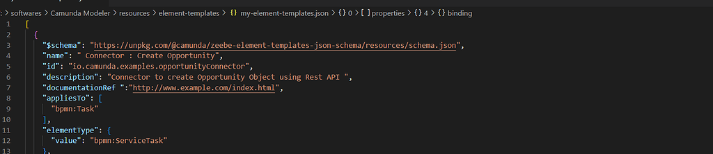 documentationRef : String in Defining templates - Camunda 8 Topics ...