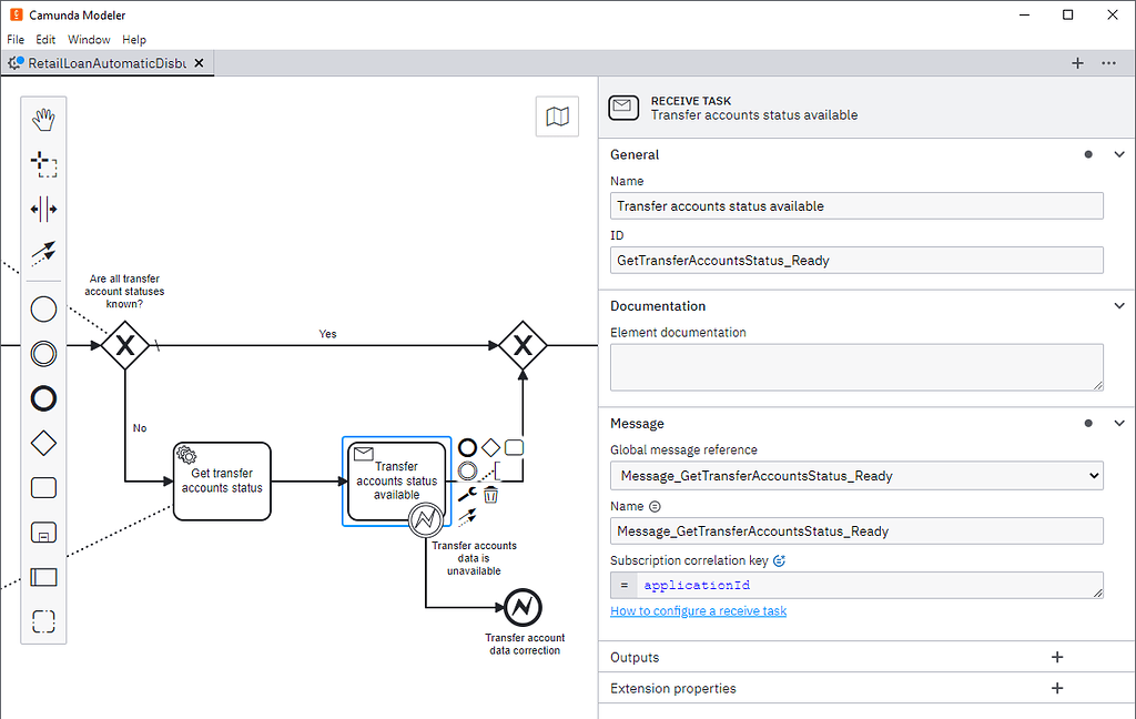 How To Use Error Boundary Event With Receive Task Discussion