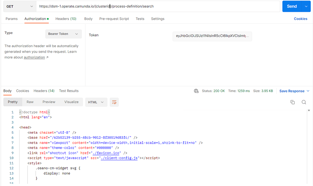 How can we access REST API for cloud version of Camunda 8 - Camunda 8 ... How can we access REST API for cloud version of Camunda 8 - Camunda 8 ...