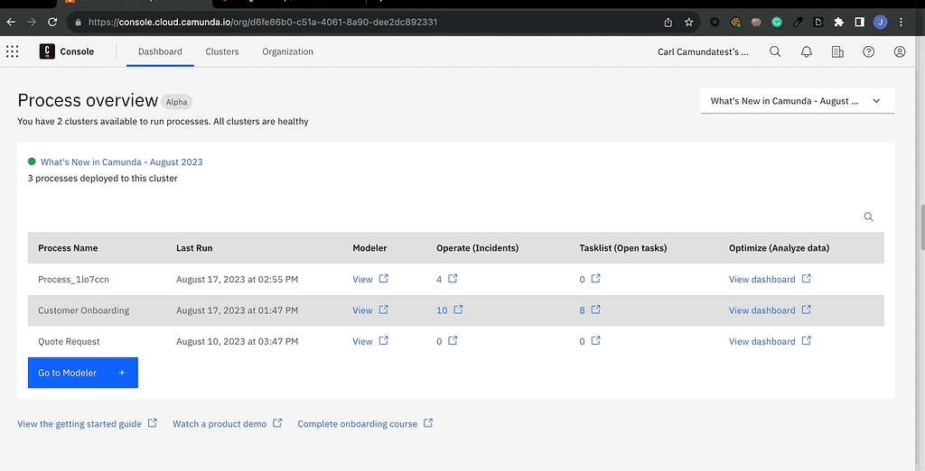 Advanced Search In Camunda 8 Saas Console Announcements Camunda Forum