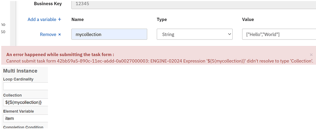 Multi-Instance: Collection via process variable - Discussion & Questions - Camunda Forum