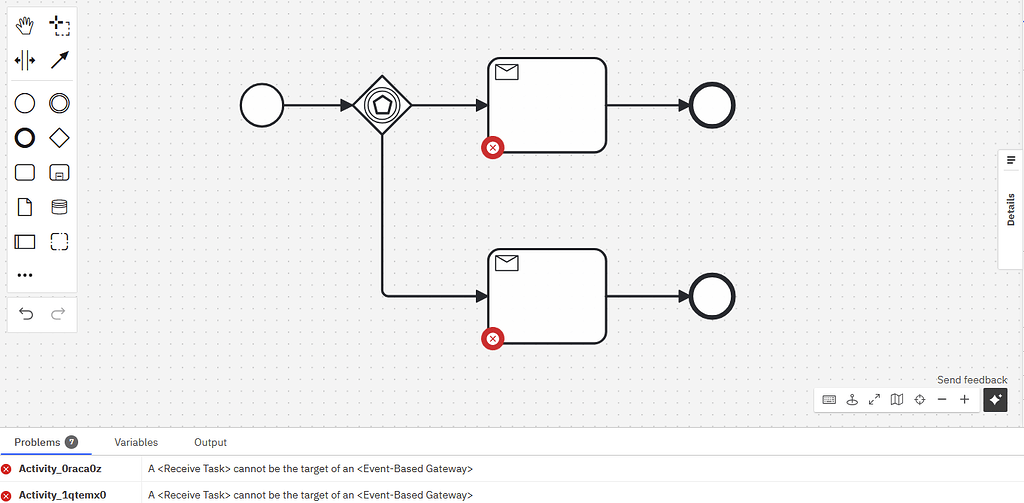 Event based gateway cant work with a Receive Task - User Feedback ...