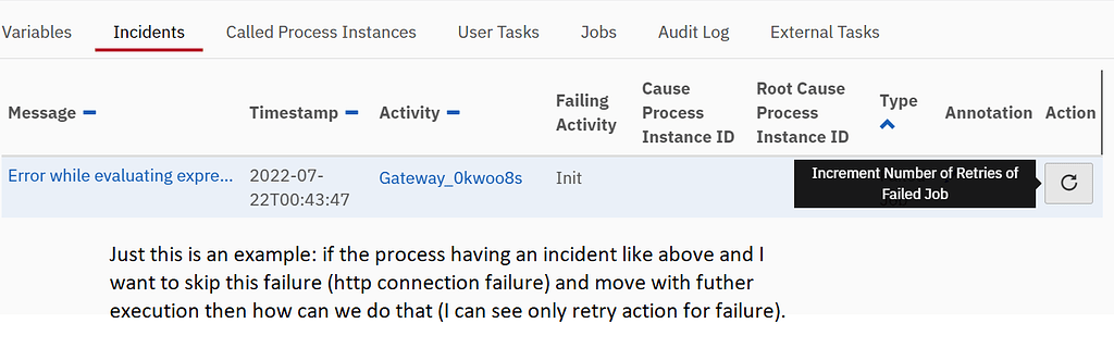 How to skip the failure instance without retry - Discussion & Questions ...