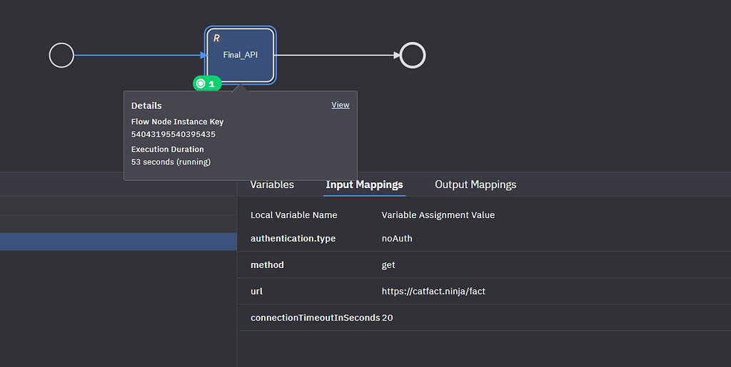 REST API via Self Serviced no output result - Discussion & Questions - Camunda Forum