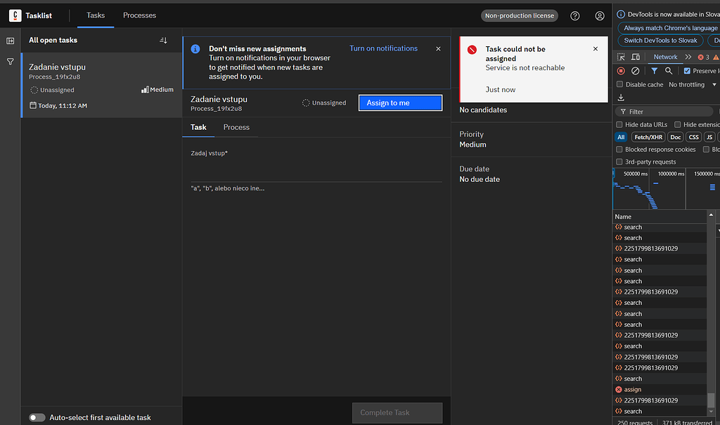 Error Assigning User Task Discussion And Questions Camunda Forum 