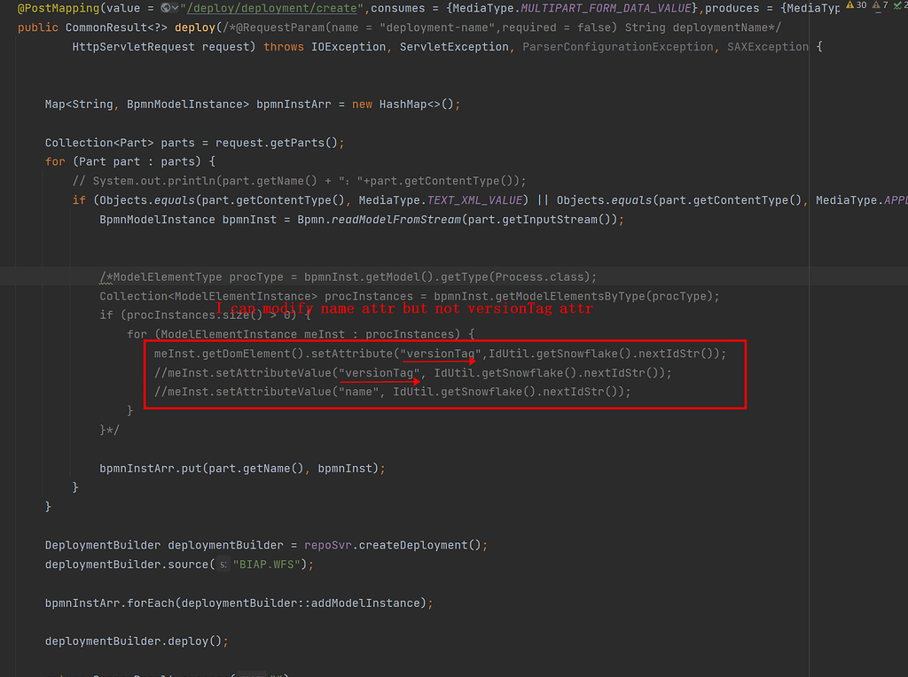 Could I change "camunda:versionTag" in BpmnModelInstance on deployment? - Discussion & Questions ...