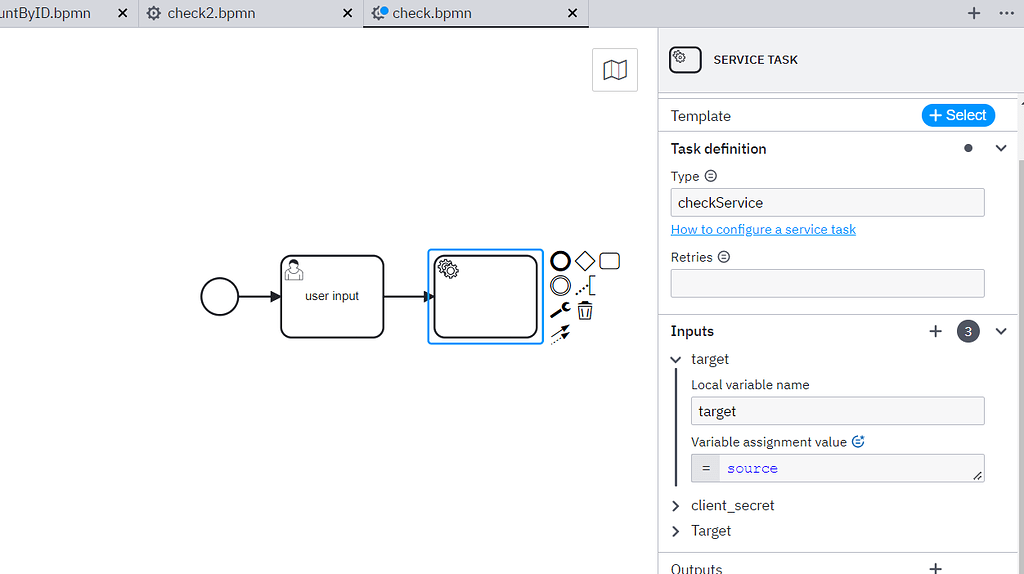 Replicating Camunda Service Task with Element Template ( Creating ...