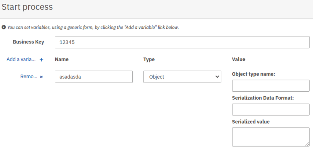 How to send xml data while starting process in with camunda cockpit - Discussion & Questions ...