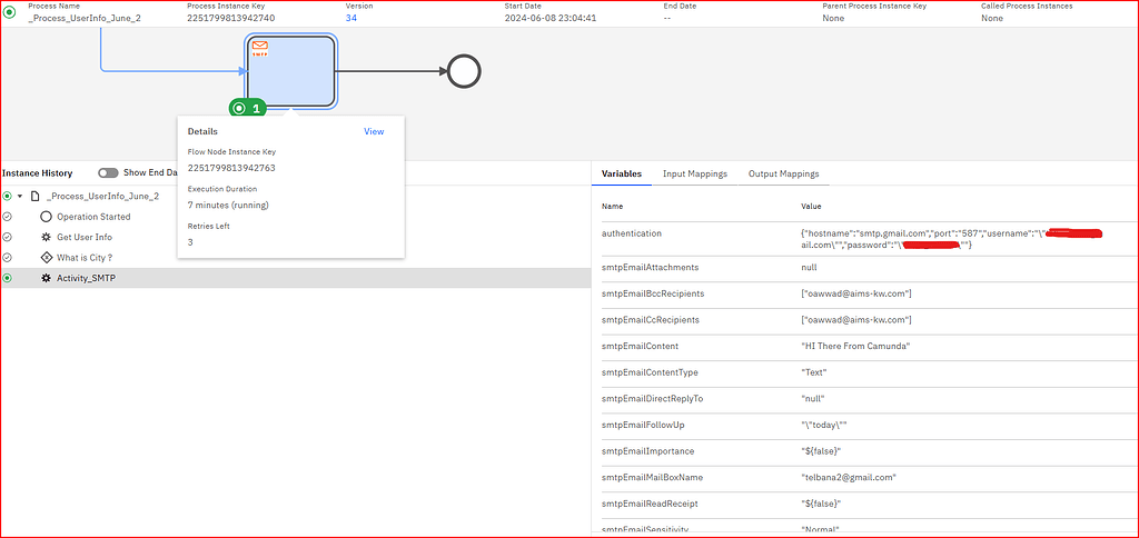 Error from SMTP connector - Camunda 8 Topics - Camunda Forum