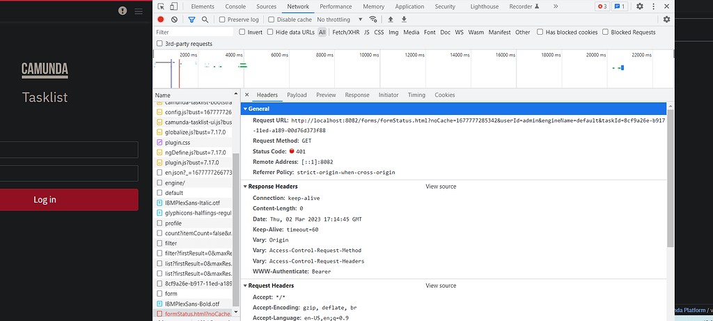 401 HTTP error when logging into tasklist and attempting to view a task - Discussion & Questions ...