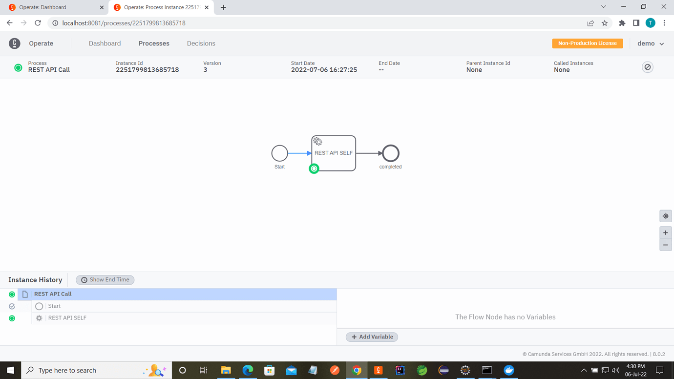 Making REST API call in camunda platform 8 self-Managed - Discussion ... Making REST API call in camunda platform 8 self-Managed - Discussion ...