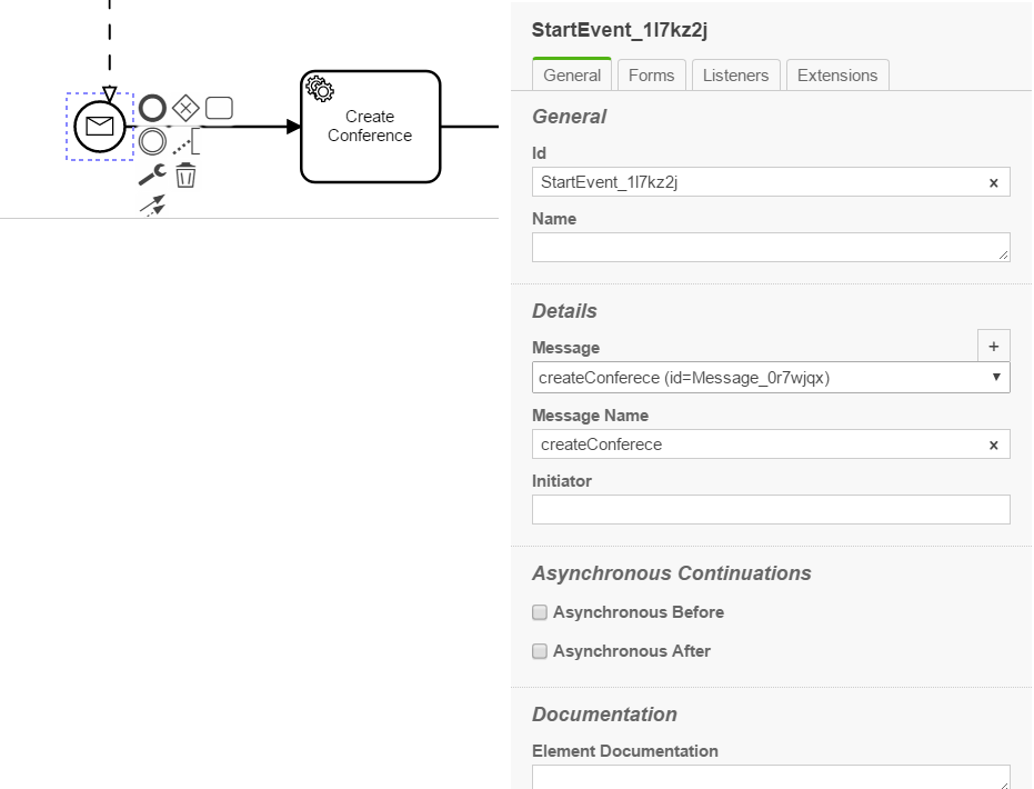 How To Send A Message From A Service Task To A Message Start Event
