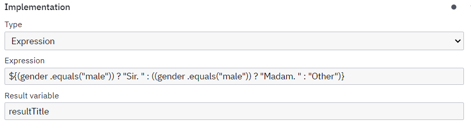 How to write the expression for the Implementation of a Business Rule ...