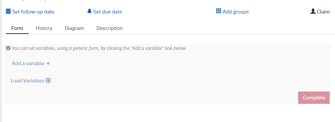 How To Display The Stored Variables Of A Task In A Form Of A Process Deployed In Camunda 8799
