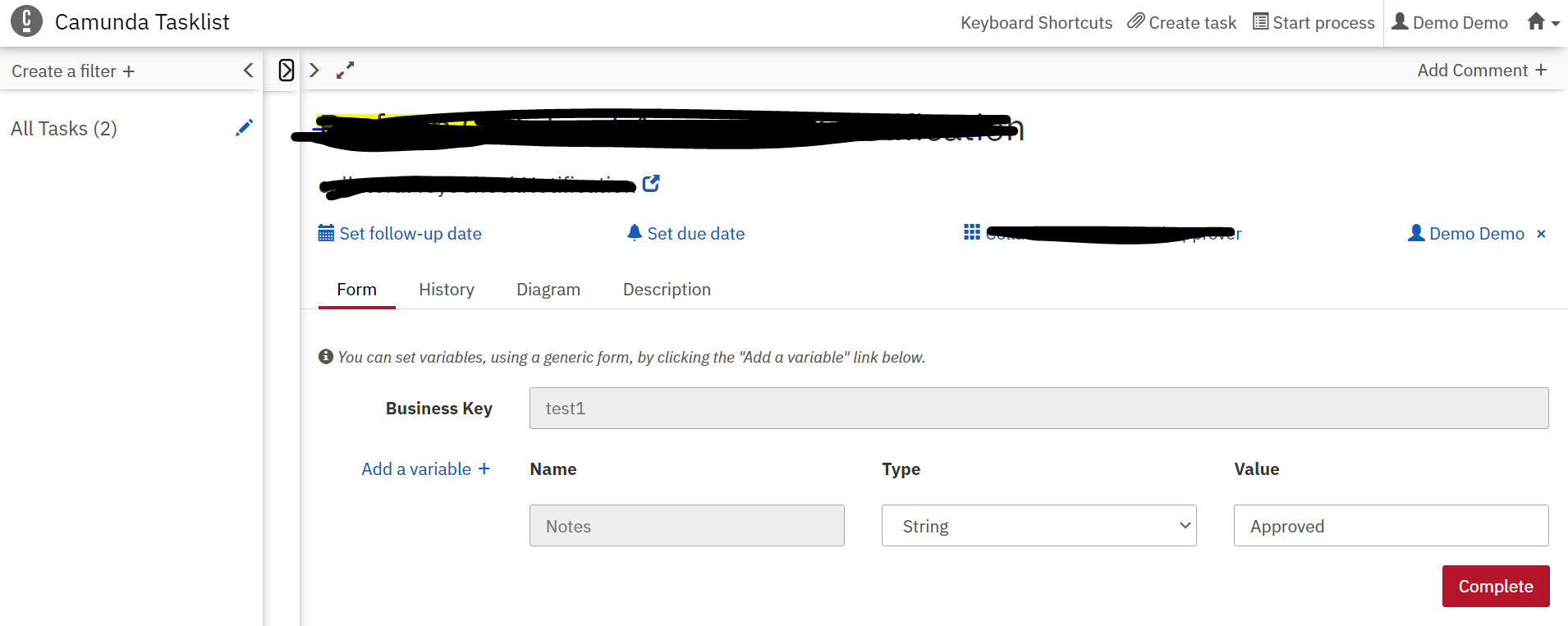 How to save the variable value after modifying without click on complete button - Discussion ...