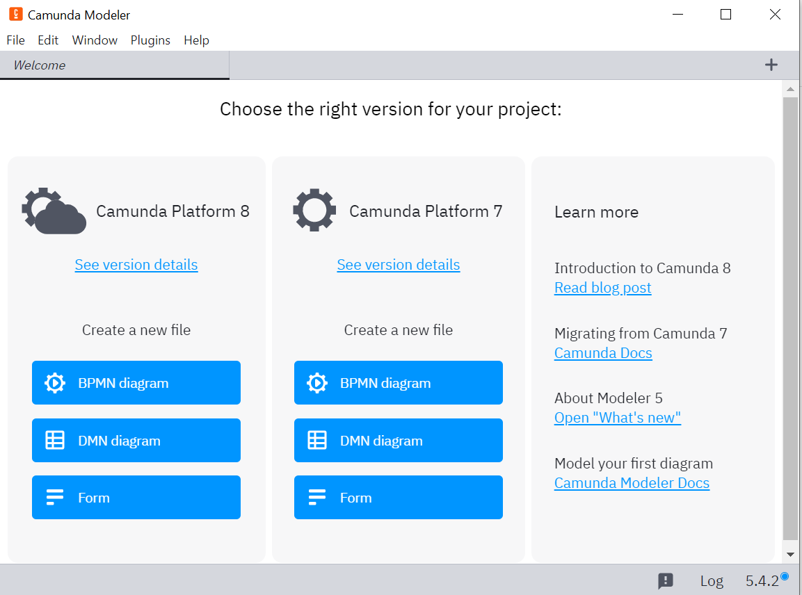 Start testing Camuda Modeler 5.3.0 - Discussion & Questions - Camunda Forum