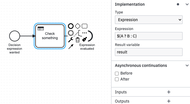 How To Write The Expression For The Implementation Of A Business Rule Task Of Type Expression
